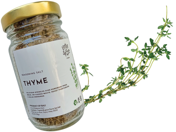 Thyme Leaf Salt - Little Spoon Farm